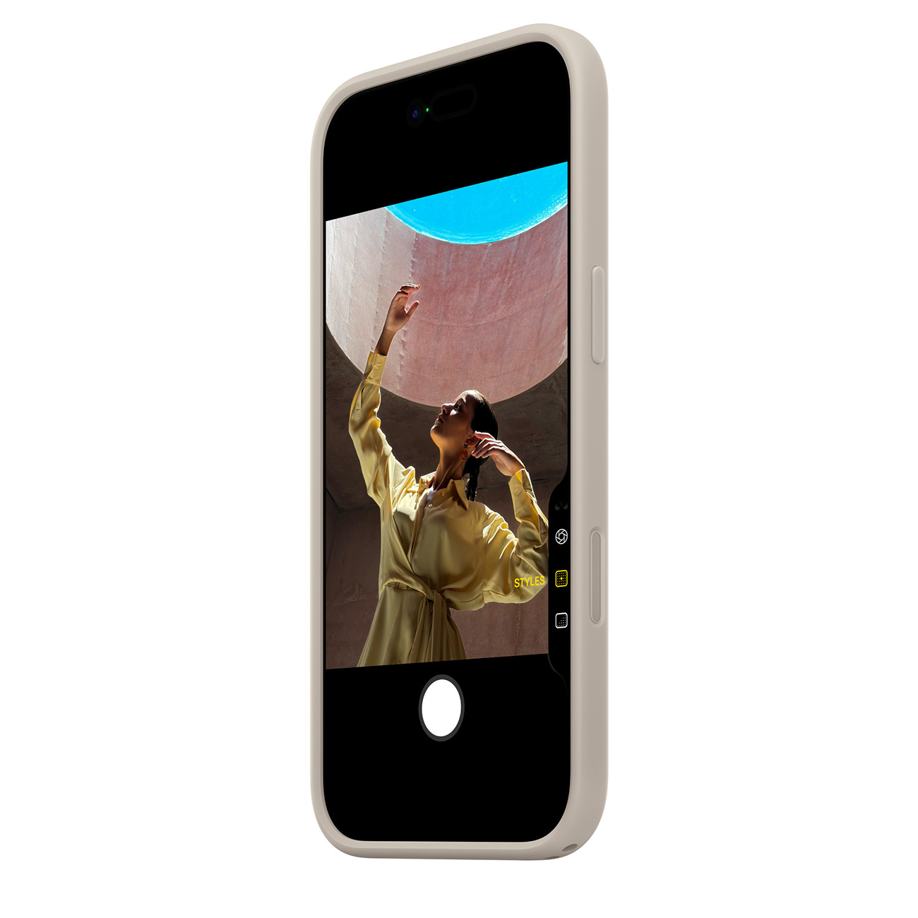 Apple Bumper Case for iPhone 17 Air / Drop-Resistant / Tan