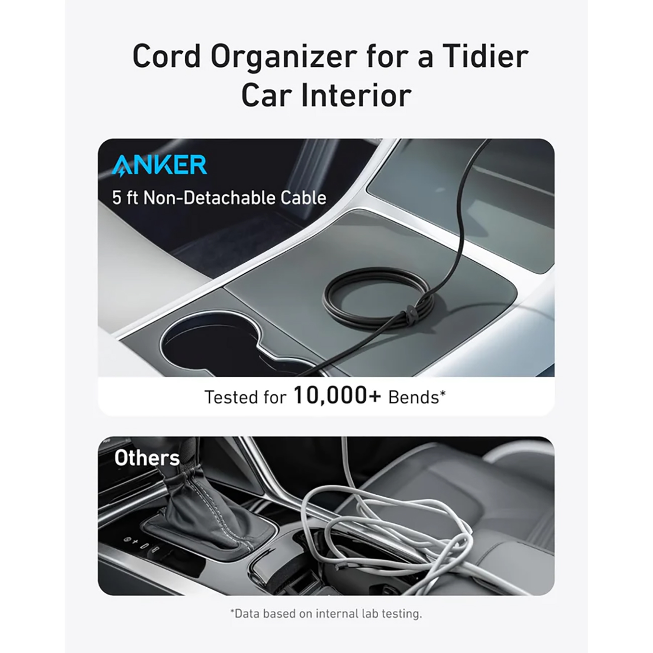 Anker MagGo Wireless Car Charger with Stand / Attaches to Car Vent ...